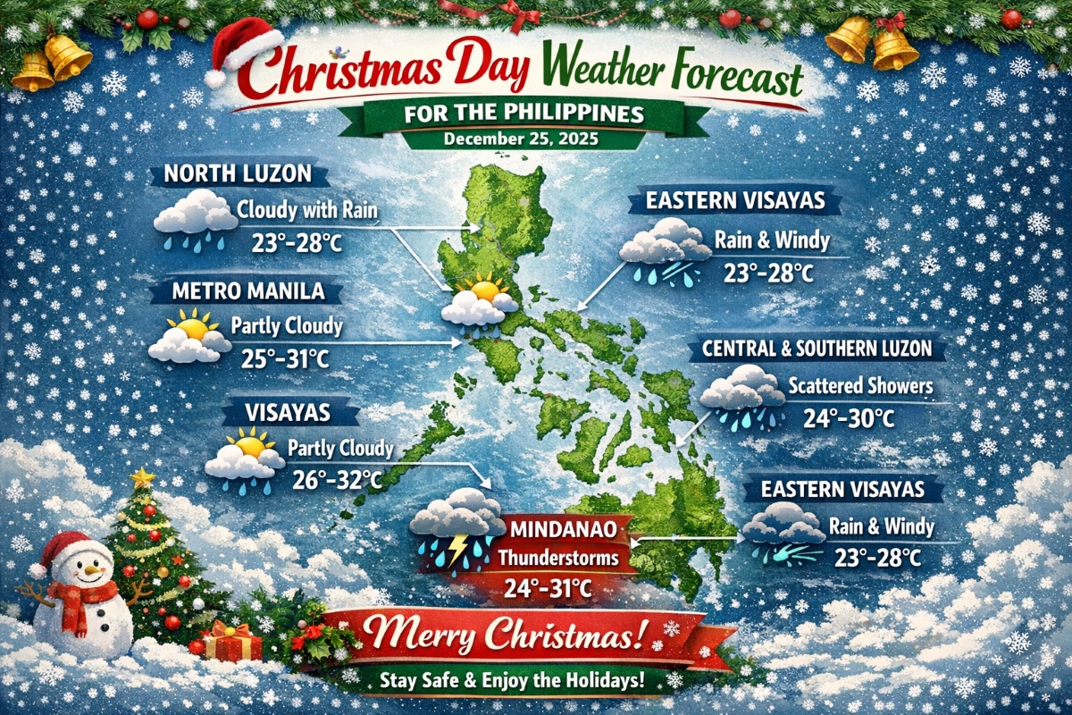 Weather Tomorrow in Philippines: Christmas Day Forecast for December 25 ...